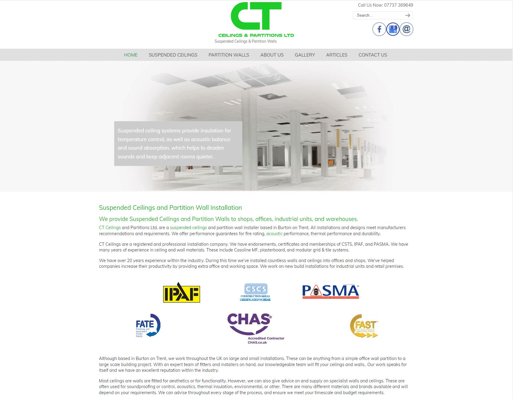 Portfolio of SEO, Web Consultancy and Maintenance Clients